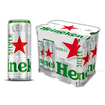 Bia Heineken Silver 330ML (6 Lon)