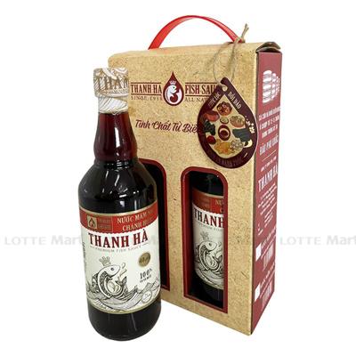 Hộp Quà 2 Chai Nước Mắm Thanh Hà 35 Độ Đạm 520ml/Chai