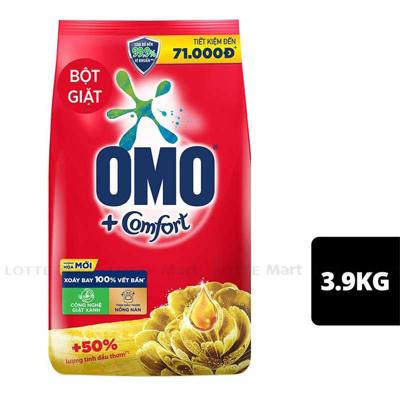 Bột Giặt Omo Comfort Tinh Dầu Thơm Nồng Nàn 3.9kg