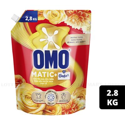 Nước Giặt Omo Matic Comfort Cửa Trên Túi 2.8kg