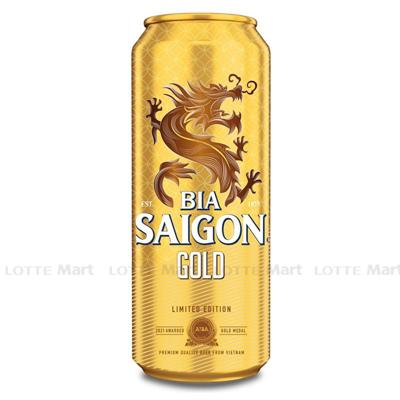 Bia Sài Gòn Gold Sleek Lon 330ml