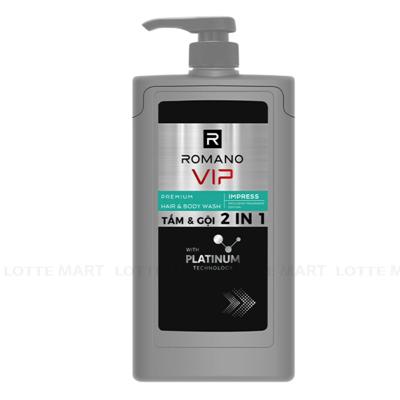 Tắm Gội Nước Hoa Romano VIP Impress Chai 650G