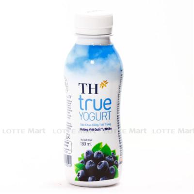 Sữa Chua Uống Tiệt Trùng TH True Yogurt Việt Quất 180ML