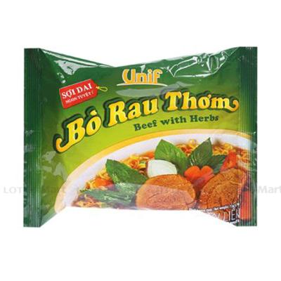 Mì Unif Bò Rau Thơm Gói 72g