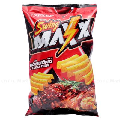 Snack Swing Maxx vị bò nướng tiêu đen gói 63g