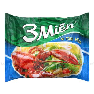 Mì 3 Miền Vị Tôm Hùm Gói 65G