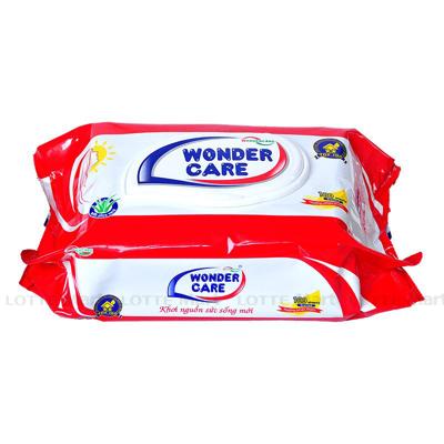 Khăn Ướt Wonder Care Hương Phấn Thơm 100 Miếng