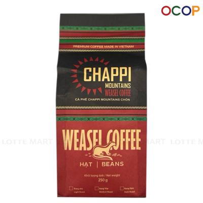 Cà Phê Chồn Chapi Hạt Gói 250G