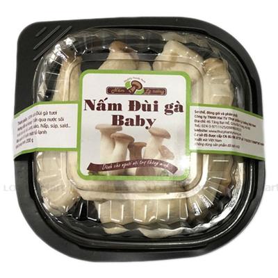 Nấm Đùi Gà Baby Hộp 200G (ea)