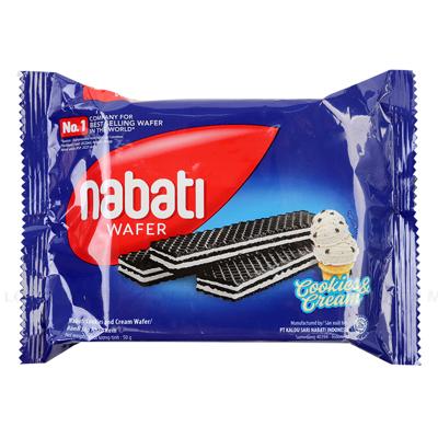 Bánh Xốp Nabati Cookies Cream Gói 50G